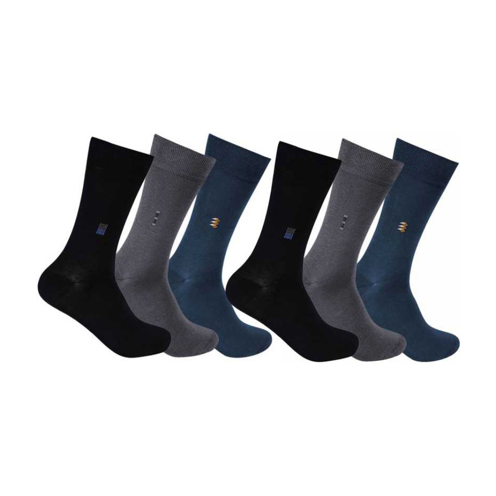 Buy 6 Pairs Full Length Socks (Assorted Color) Online @ ₹979 from ShopClues