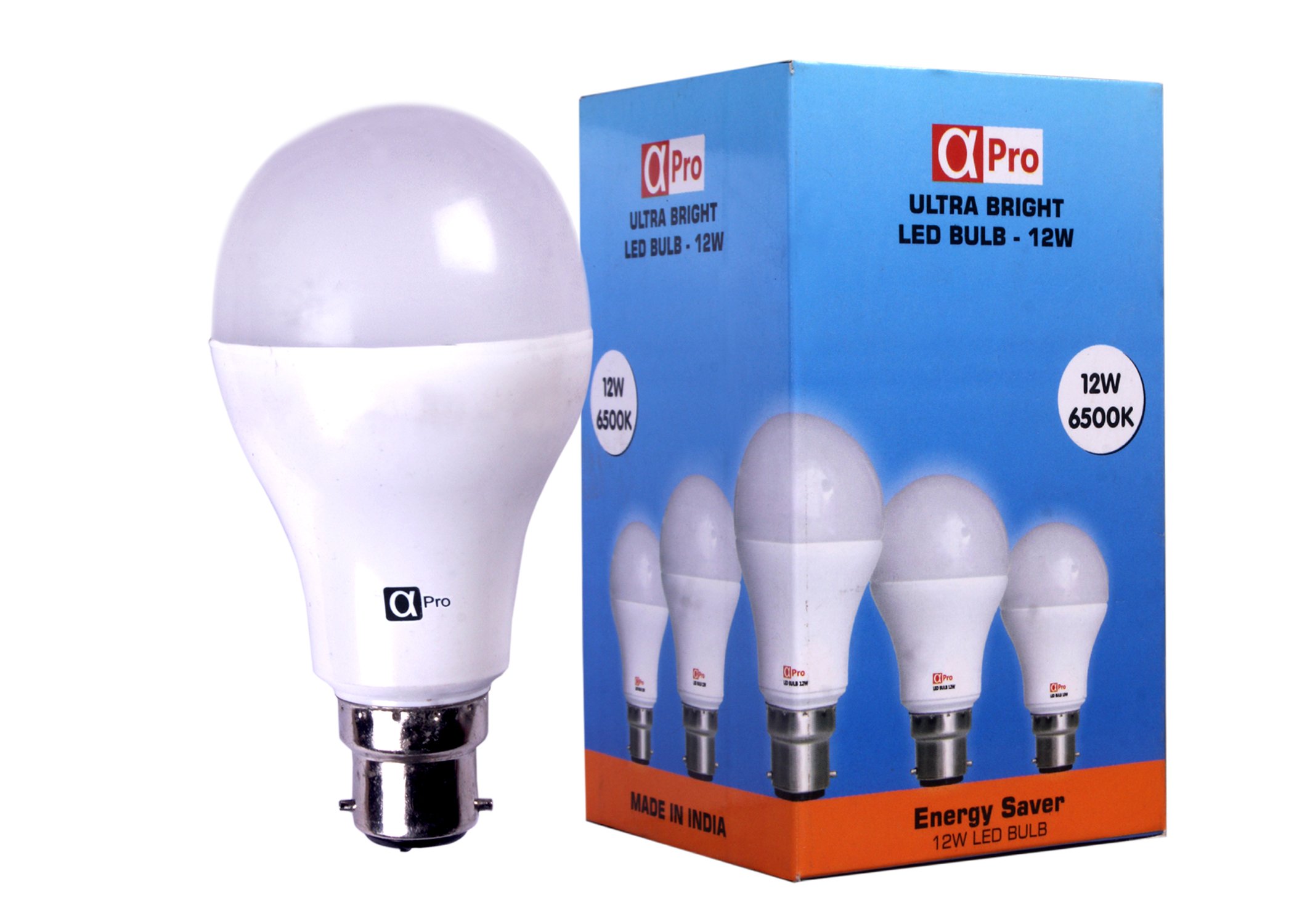 Buy Pack Of 2 Alpha B22 Warm White 5 Watt LED Bulbs Online @ ₹169 from ...