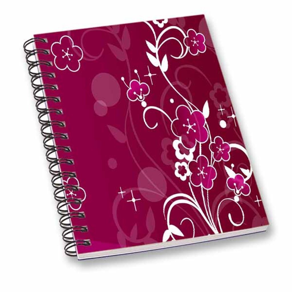 Buy RADANYA Floral Notebook Wire Bound Ruled Paper Sheets office ...