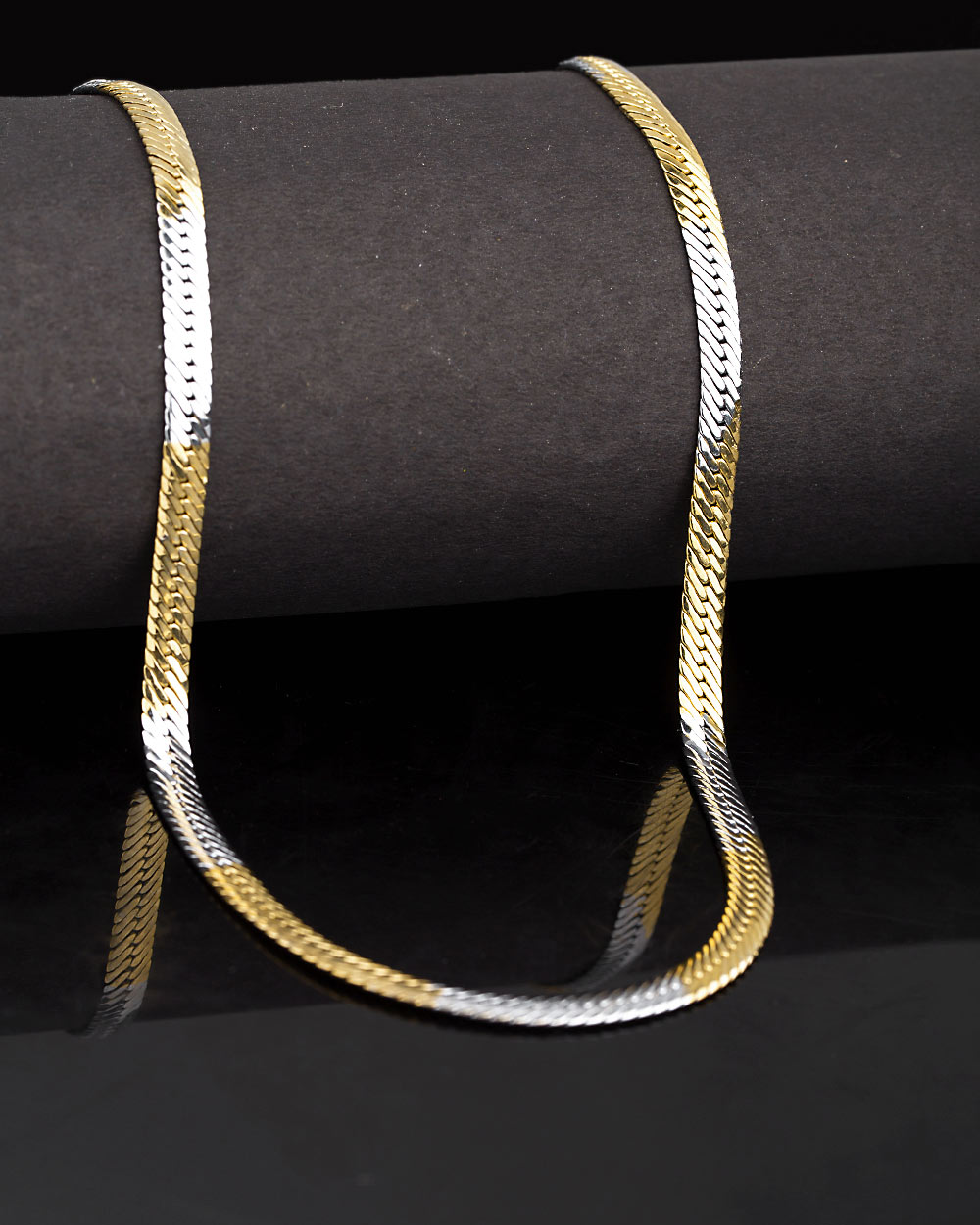 Buy Dare by Voylla Dual Tone Plated Snake Link Chain Online @ ₹999 from ...