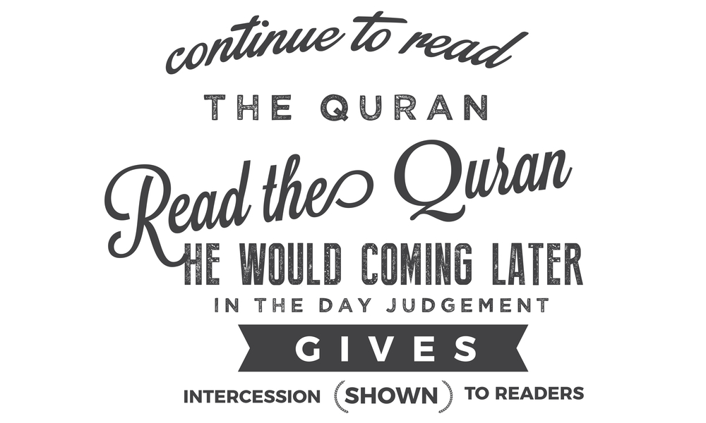 Buy continue to read the quran islamic wall poster | Islamic Verse ...