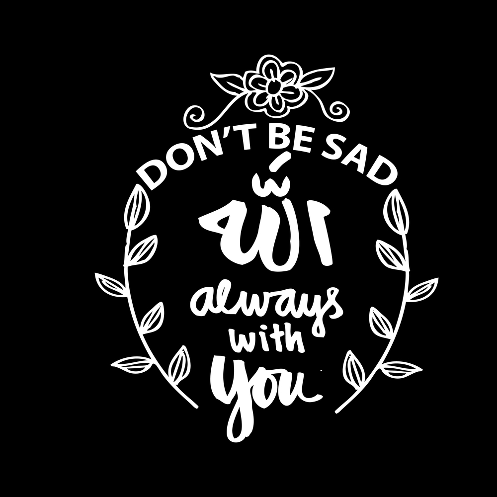 Buy dont be sad islamic wall poster | Islamic Verse Quran | |Sticker ...
