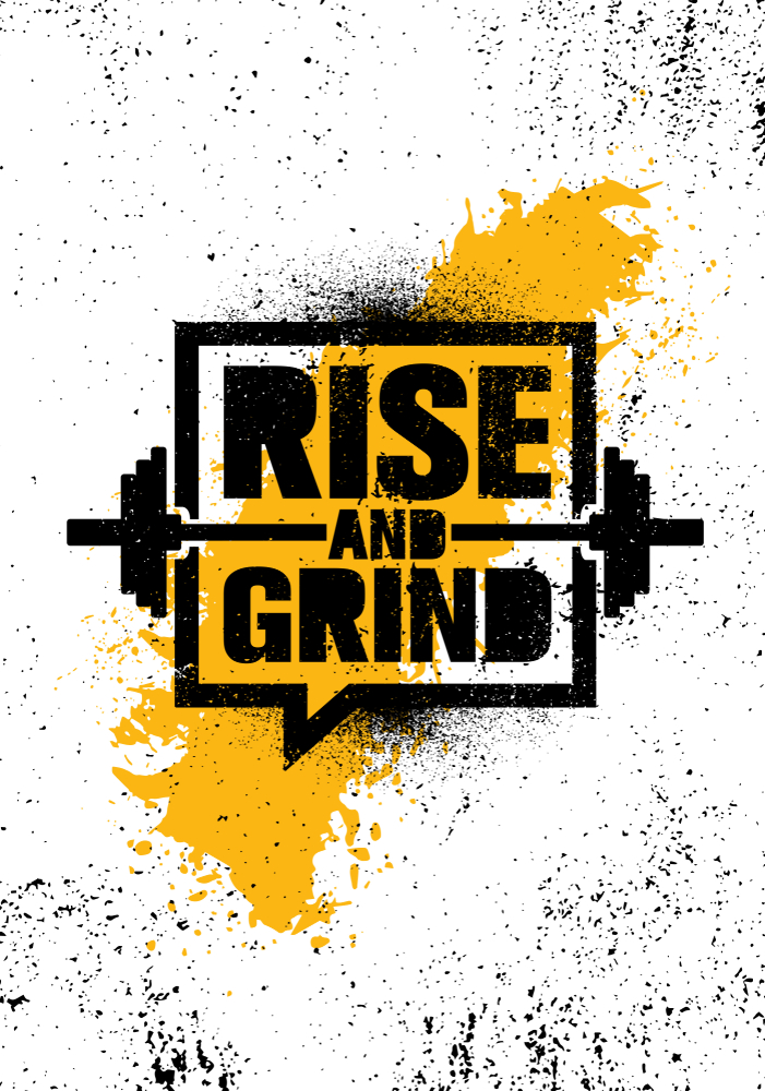 Buy rise and grind Wall sticker paper poster |Sticker Paper Poster ...