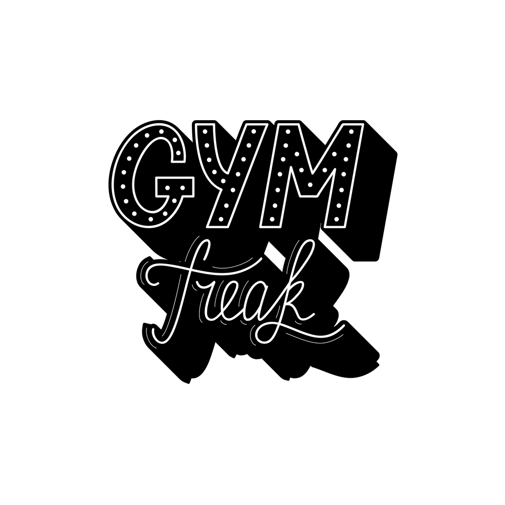 Buy gym freak.png Wall sticker paper poster |Sticker Paper Poster ...