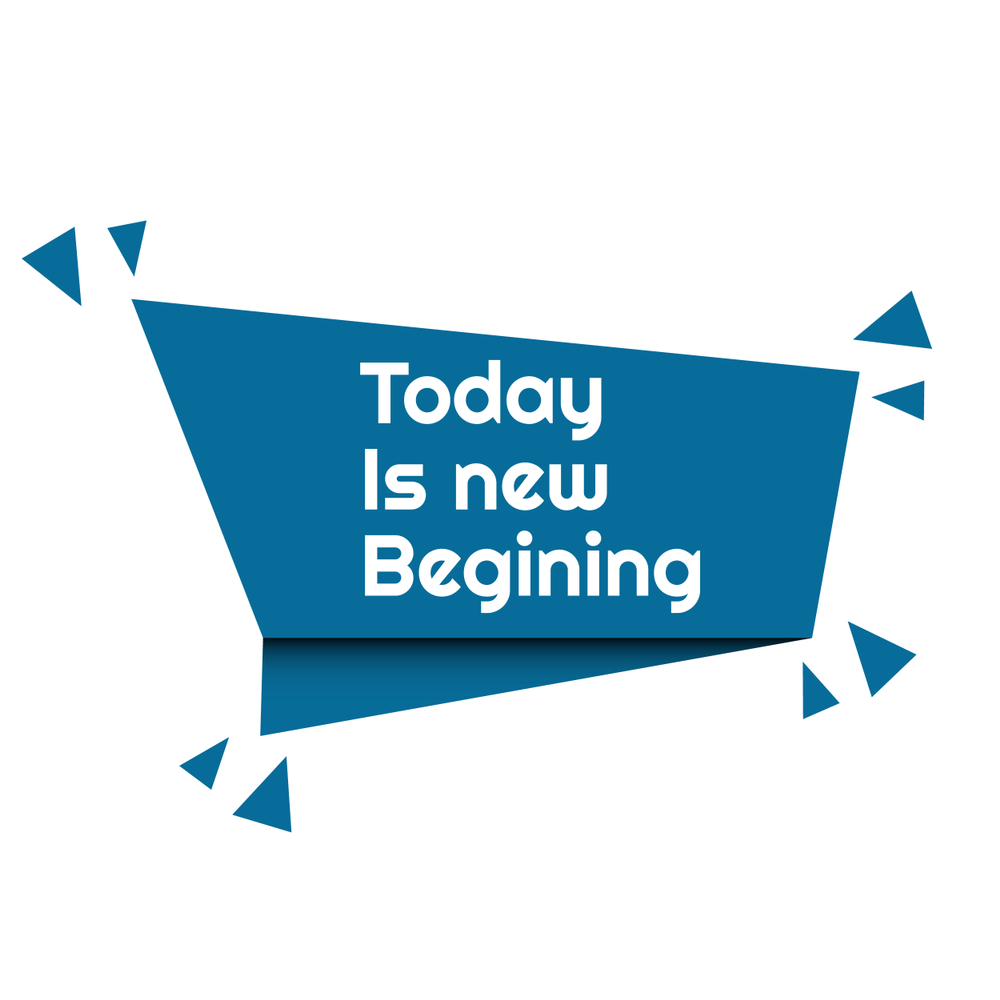 Buy today is new begining All Time Posters||Self Adesive Sticker Poster ...