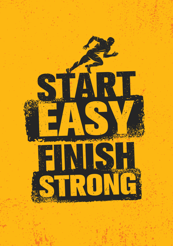 Buy start easy finish All Time Posters||Self Adesive Sticker Poster ...