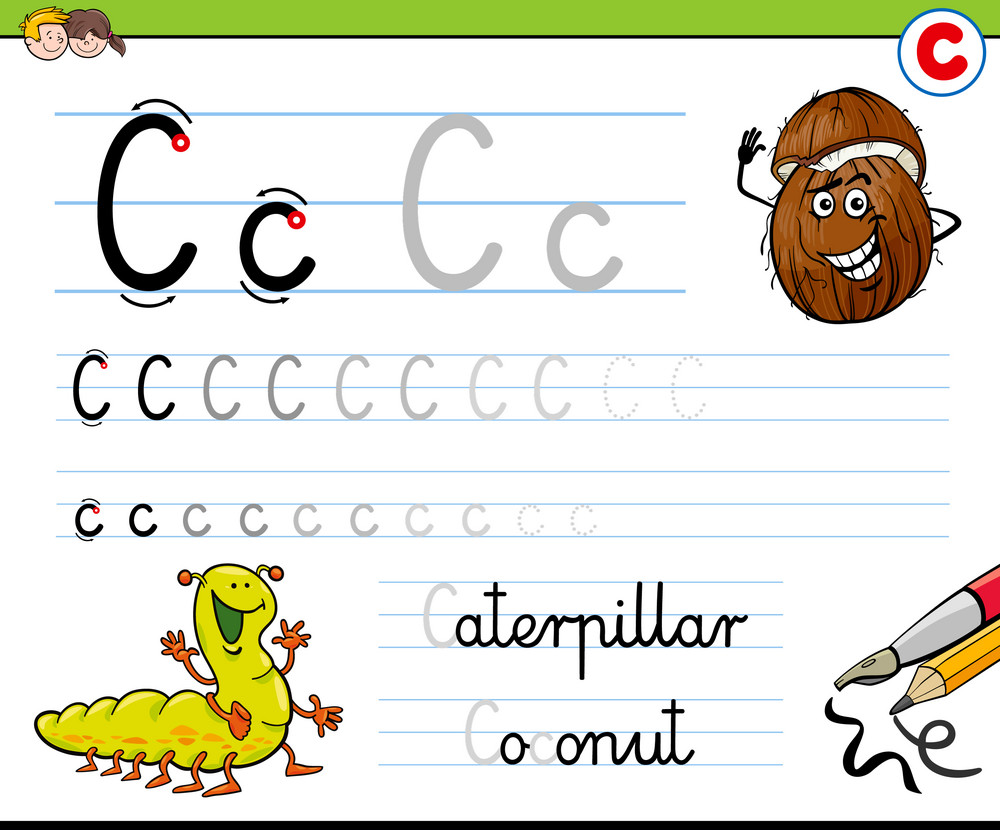 Buy alphabet Cc learning chart |Kids Room Posters| |Sticker Paper ...