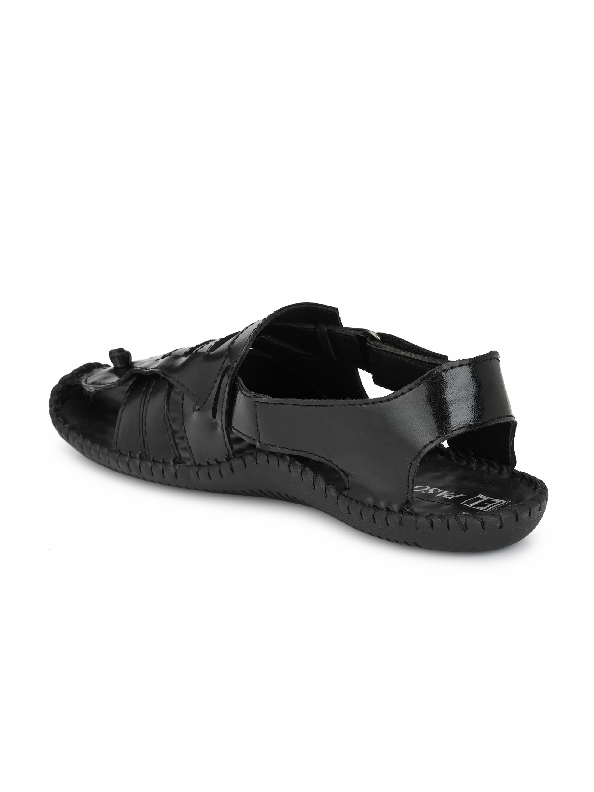 Buy EL PASO MEN'S BLACK MAN MADE LEATHER COMFORTABLE AND FLEXIBLE ...
