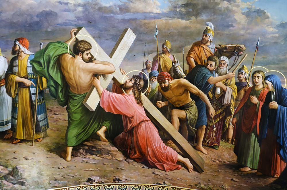 Buy Crucifixion of Jesus Christ | wall poster |Sticker Paper Poster ...
