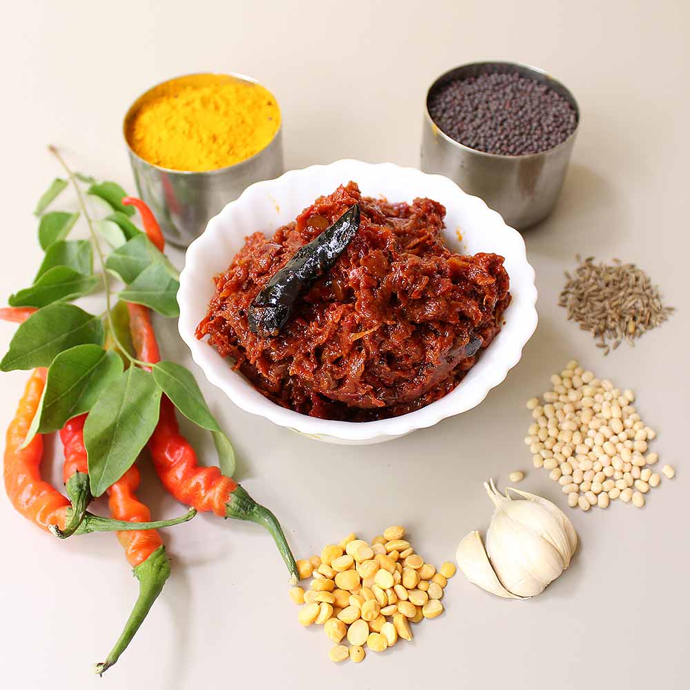 Buy Red Chilli Pickle / Pandu Mirapakaya Pachadi (Home Made Andhra ...