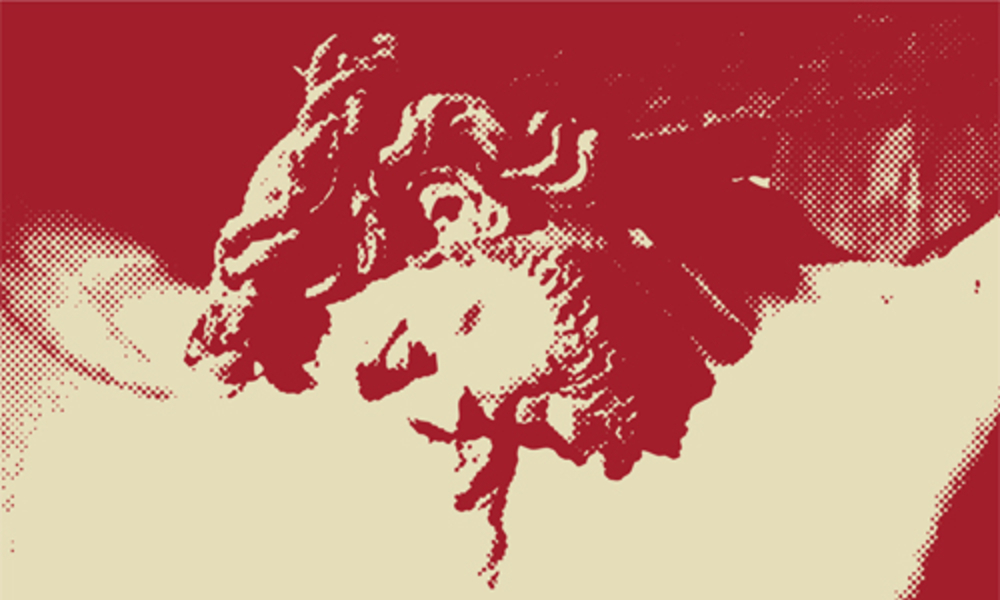 Buy jesus crucified red |(12x18 inch) Paper Print |Sticker Paper Poster ...