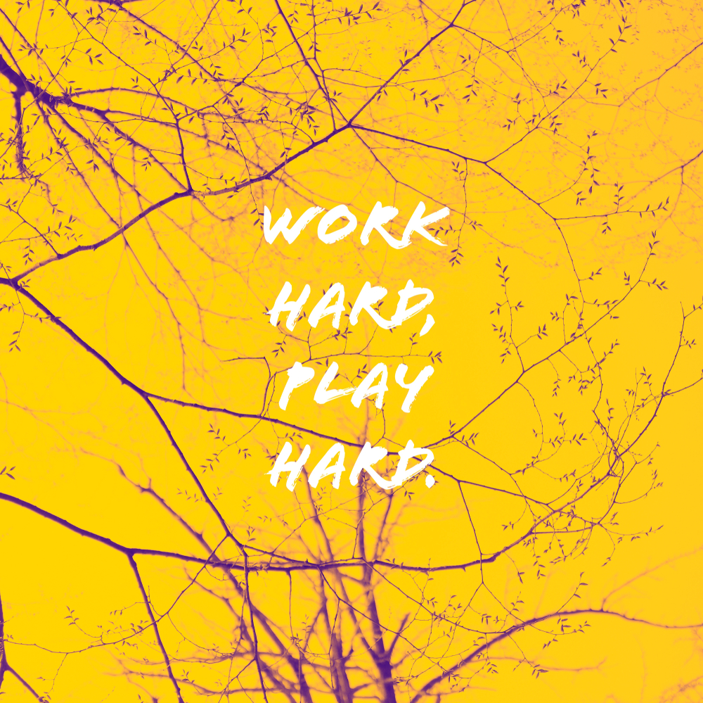 Buy work hard play hardAll Time Posters| |Sticker Paper Poster, 12x18 ...