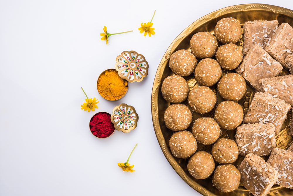 Buy Sesame or Tilgul laddu |Sticker Paper Poster, 12x18 Inch Online ...