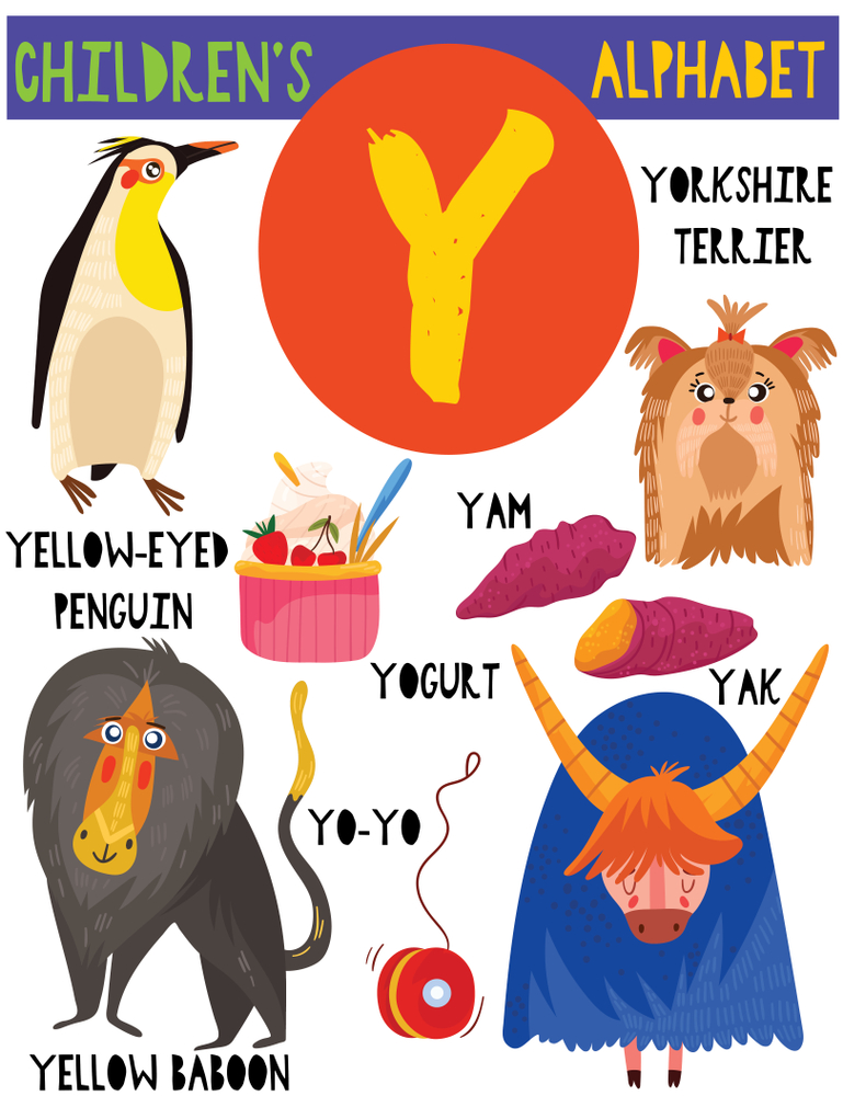 Buy 5 Ace children alphabet chart wall sticker poster(size:12x18 inch ...