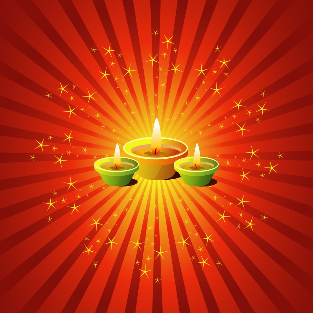 Buy shiny background diya M |12x18 inch|sticker paper poster |Sticker ...