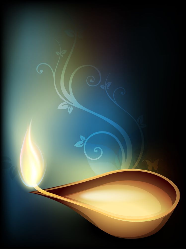 Buy simple diya |12x18 inch|sticker paper poster |Sticker Paper Poster ...