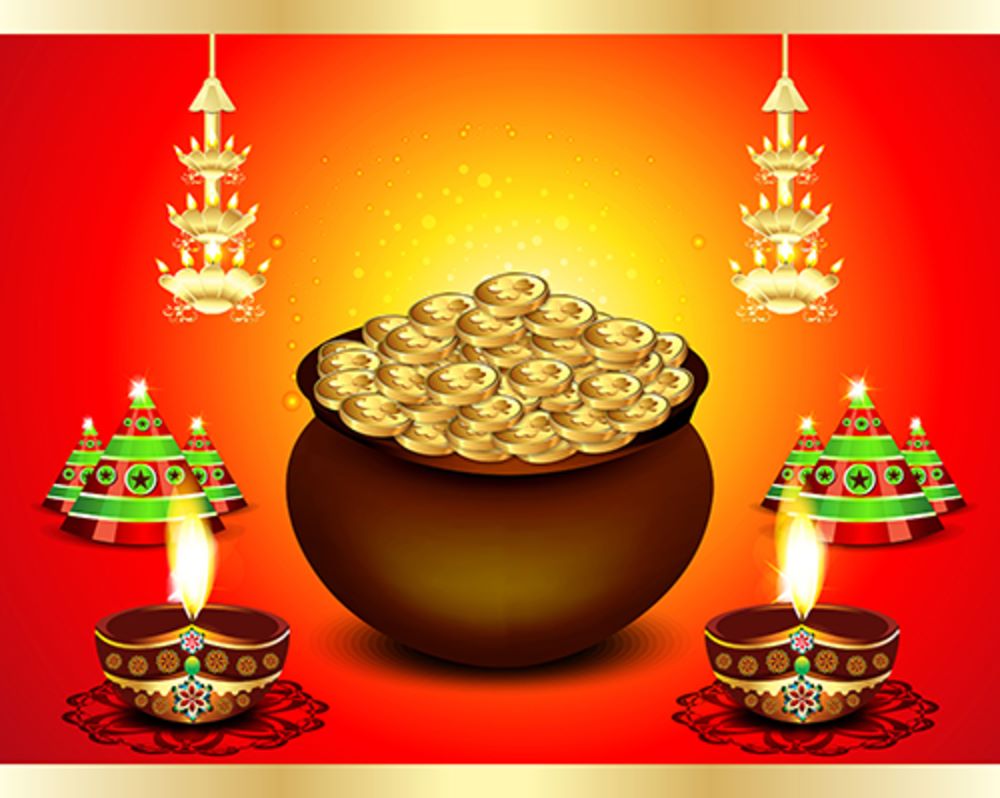 Buy happy dhanteras new M |12x18 inch|sticker paper poster |Sticker ...