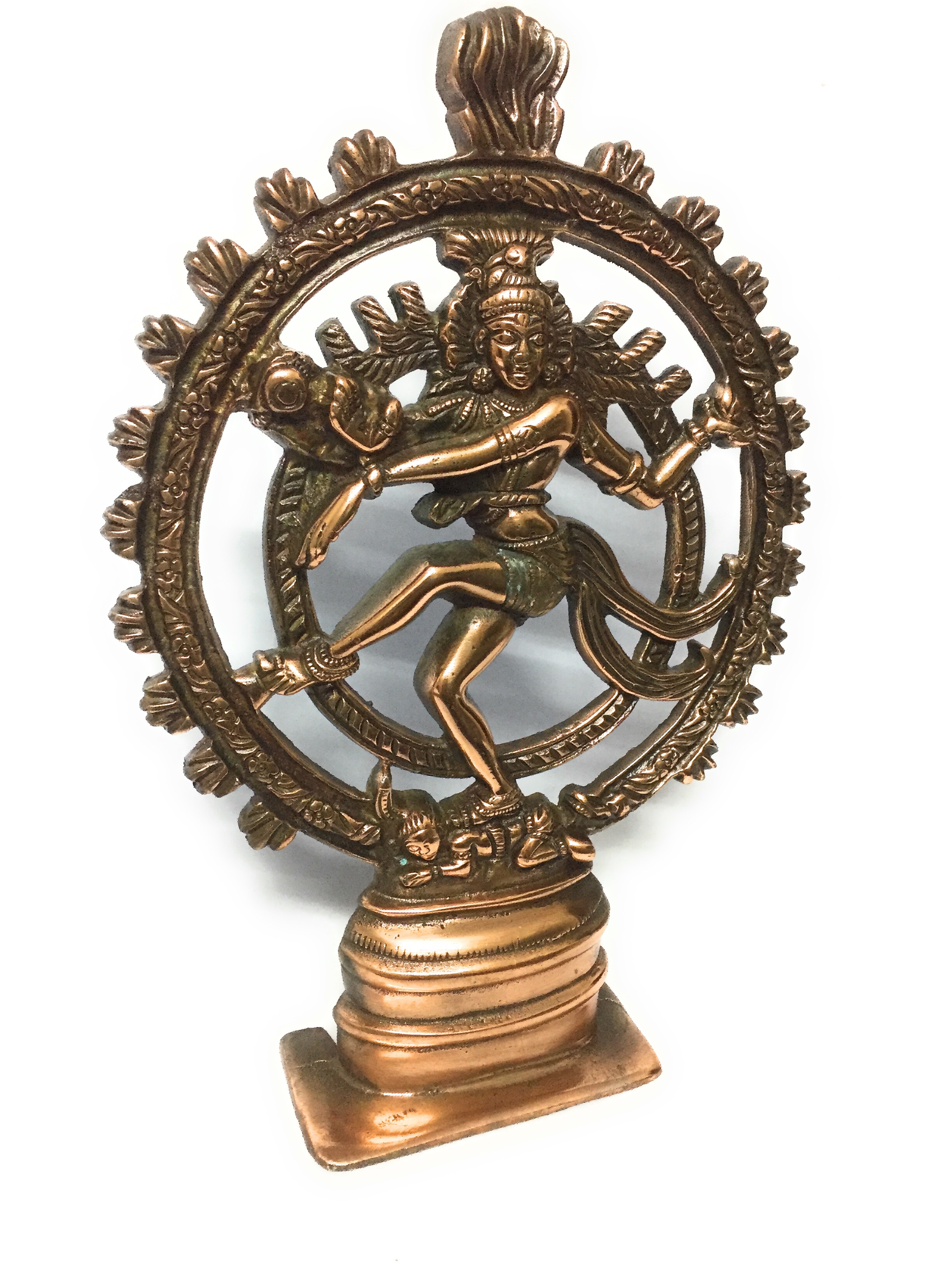 Buy G-MART Natraj Idol/Shiv Tandav Mudra Brass Idol/Dancing Shiva Idol ...