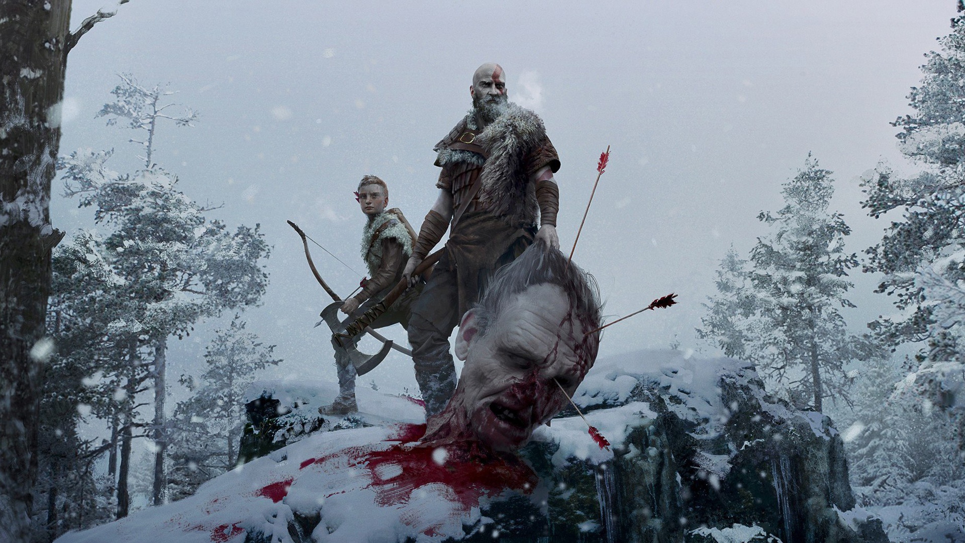Buy God of War-kratos sticker poster|size:12x18 inch|multicolo |Sticker ...