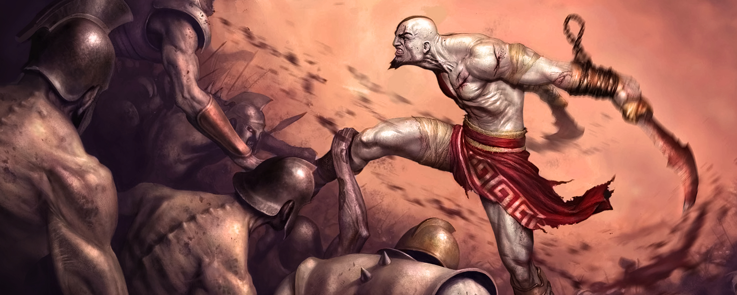 Buy God of War-kratos sticker poster|size:12x18 inch|multicolo |Sticker ...