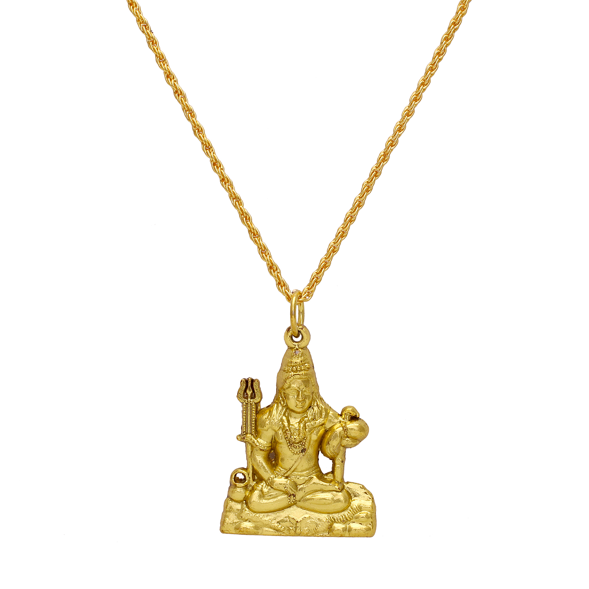 Buy MissMister Gold Plated Shiv, Mahadev, Shiva Pendant Fashion ...