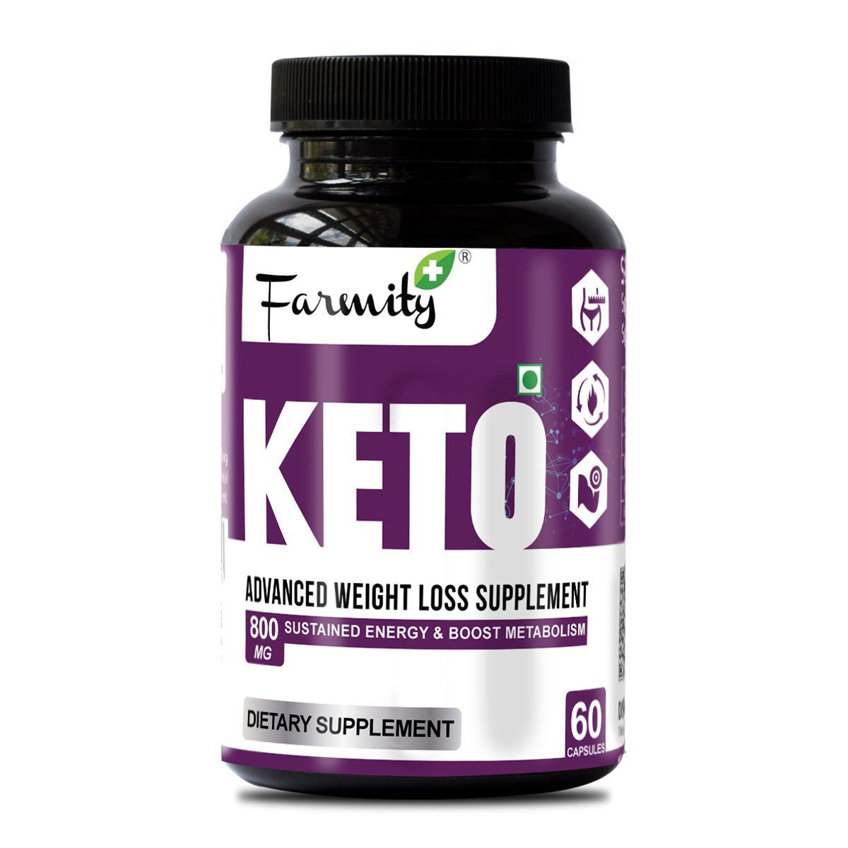 Buy Farmity Keto Advanced Weight Loss Supplement With Cla 60 Sustains