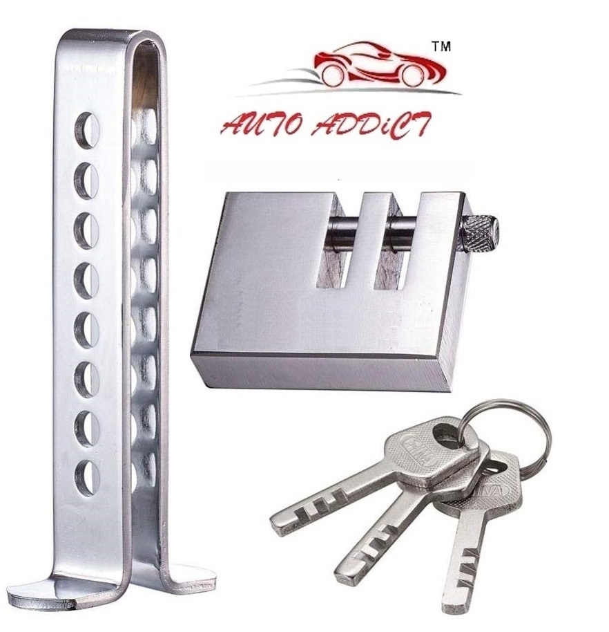 Buy Auto Addict Car Stainless Steel Pedal Lock Rod or for Brake Clutch ...