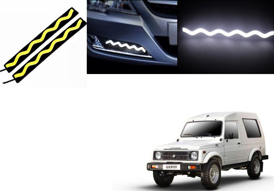 Buy Autoladders Wave Daytime Led Drl Lights Set Of 2-White For Maruti ...