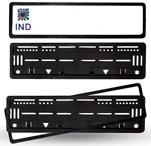 Buy Ramanta ABS Universal CAR Number Plates Frame (Number Plates ...