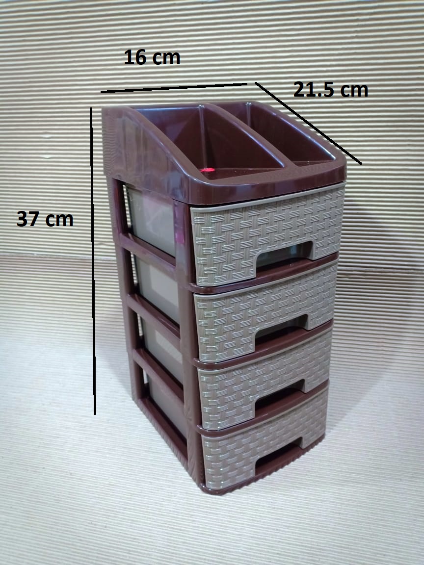Buy Evershine Nakoda Multipurpose 4 Drawer Plastic Modular Nakoda Chest ...