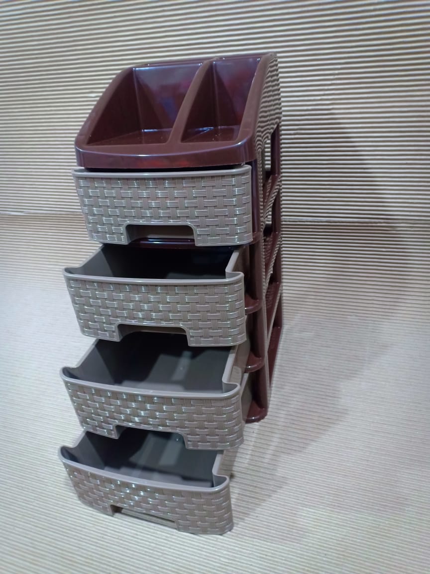 Buy Evershine Nakoda Multipurpose 4 Drawer Plastic Modular Nakoda Chest ...