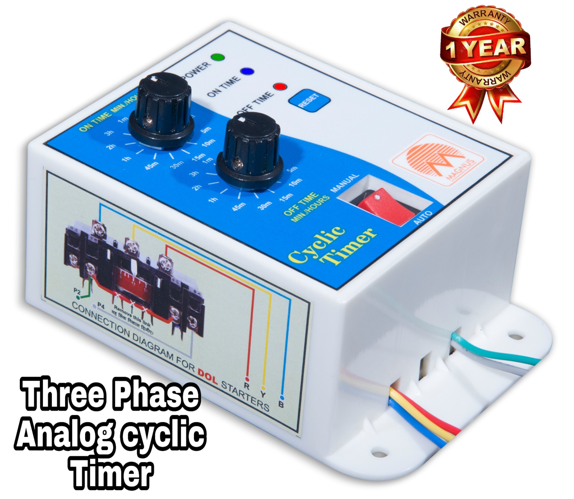 Buy Three Phase Analog Cyclic Timer Online ₹1499 From Shopclues