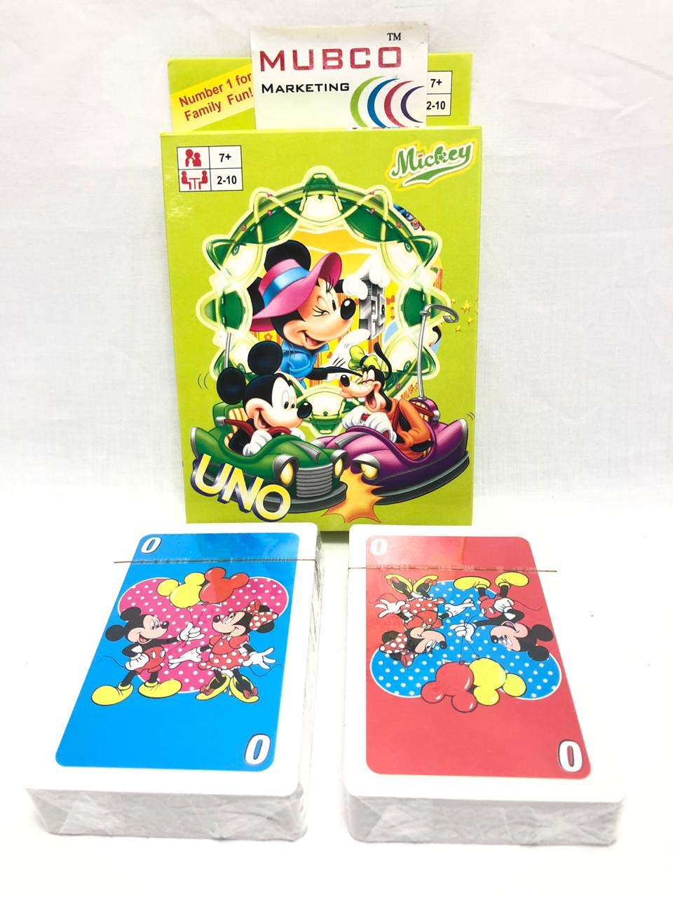 Buy Mubco Uno Cartoon Characters Card Game 2-10 Players 108 Cards Ages ...