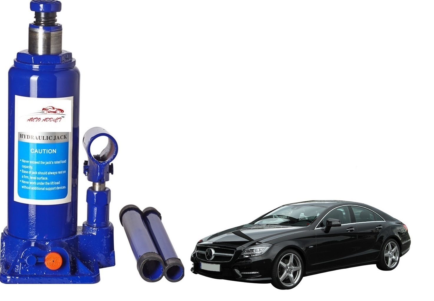 Buy Auto Addict 5 Ton Hydraulic Bottle Vehicle Jack (5000 Kgs) For ...
