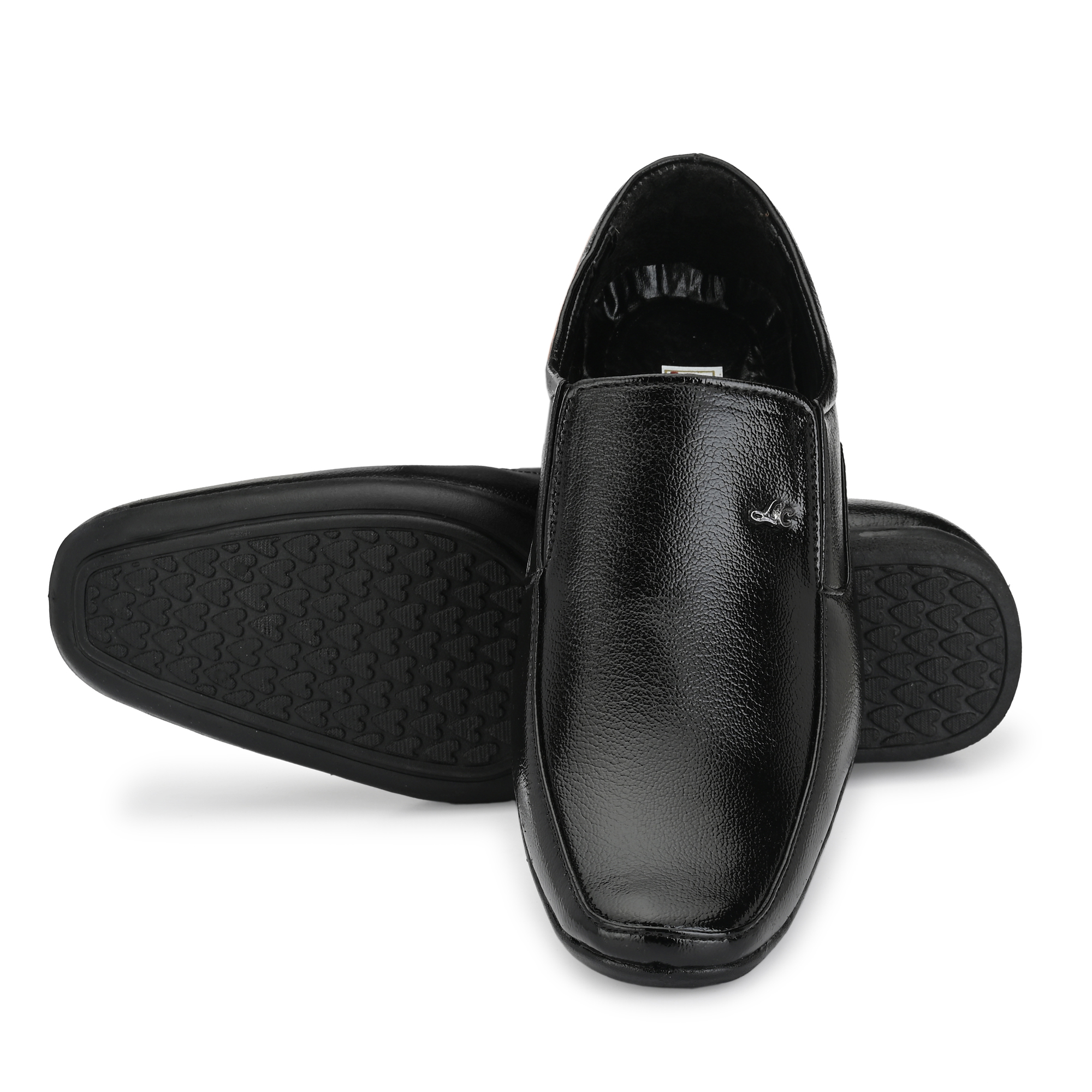 Buy Mercy Black Formal Moccasin Shoes For Men(1630) Online @ ₹650 from ...