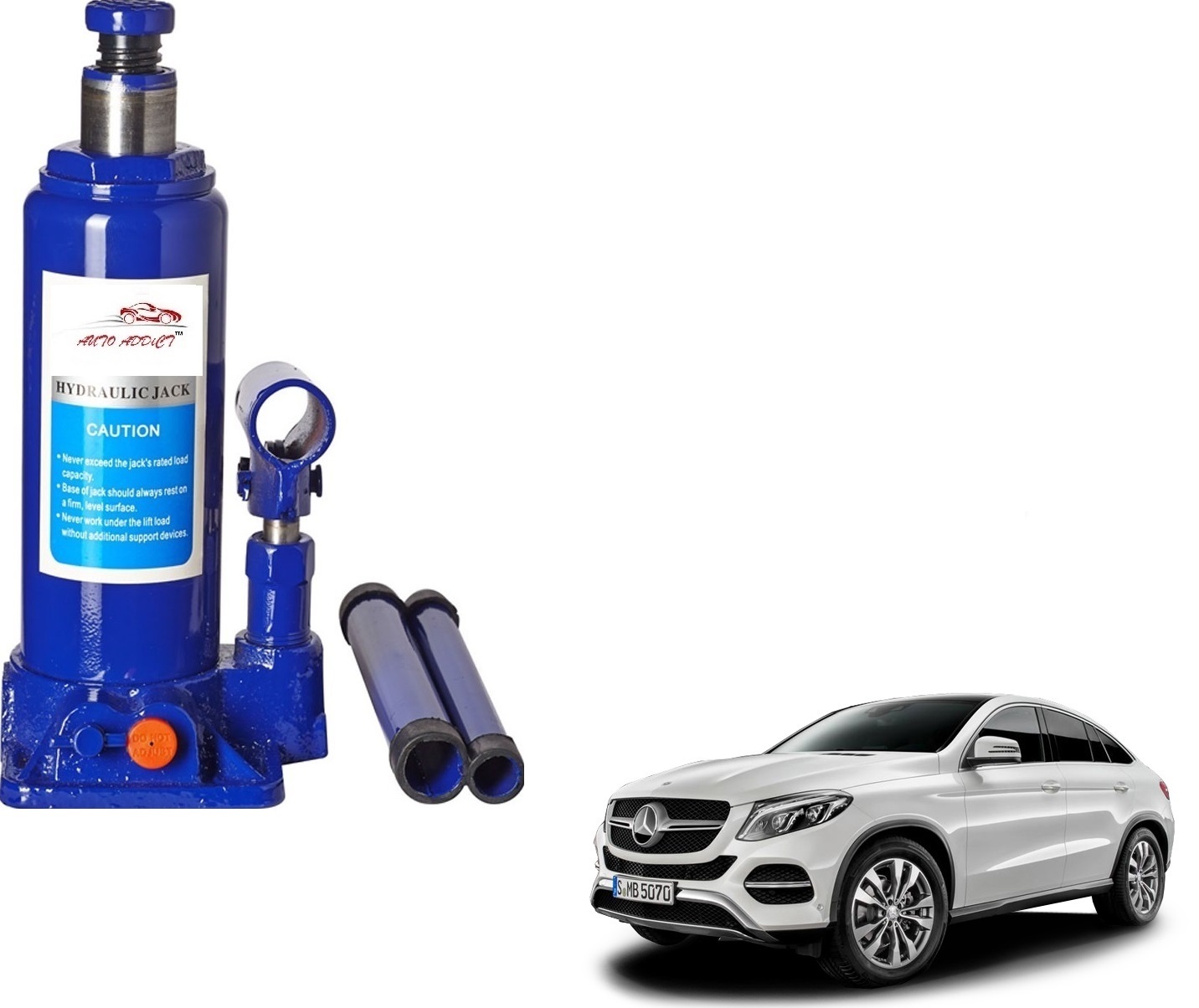 Buy Auto Addict 3 Ton Hydraulic Bottle Vehicle Jack (3000 Kgs) For ...