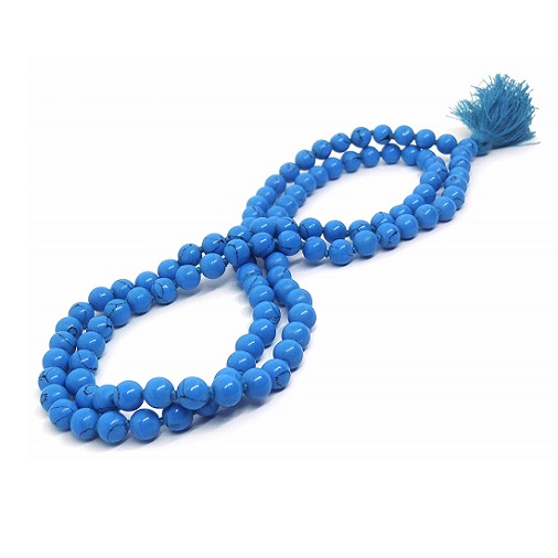 Buy CEYLONMINE Natural Firoza mala original & unheated gemstone ...