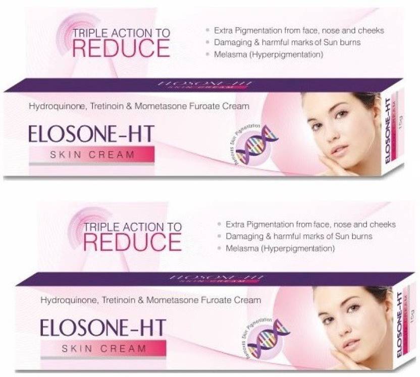 Buy Elosone Ht skin cream 25 gm each ( pack of 2 pcs. ) Online @ ₹200 ...