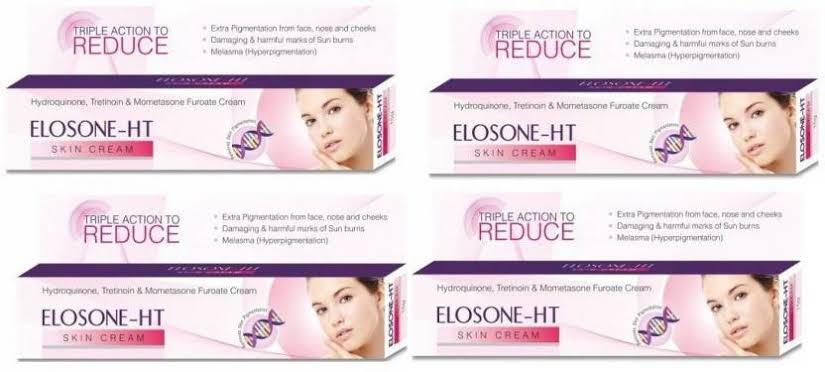 Buy Elosone Ht skin cream 25 gm each ( pack of 4 pcs. ) Online @ ₹300 ...