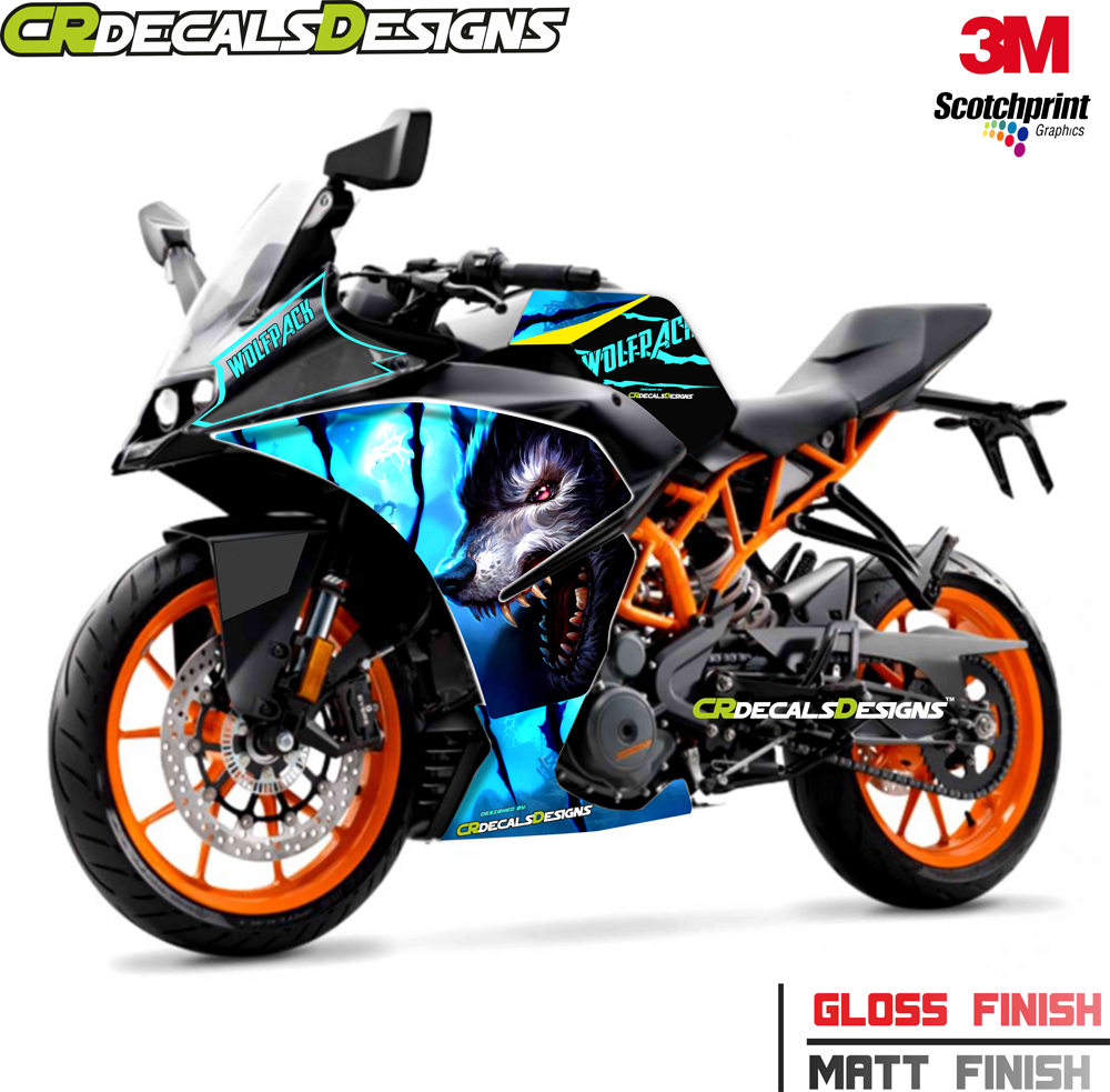 Buy CR Decals KTM RC 125/200/390 WOLFPACK VAMPIRE EDITION KIT Online ...