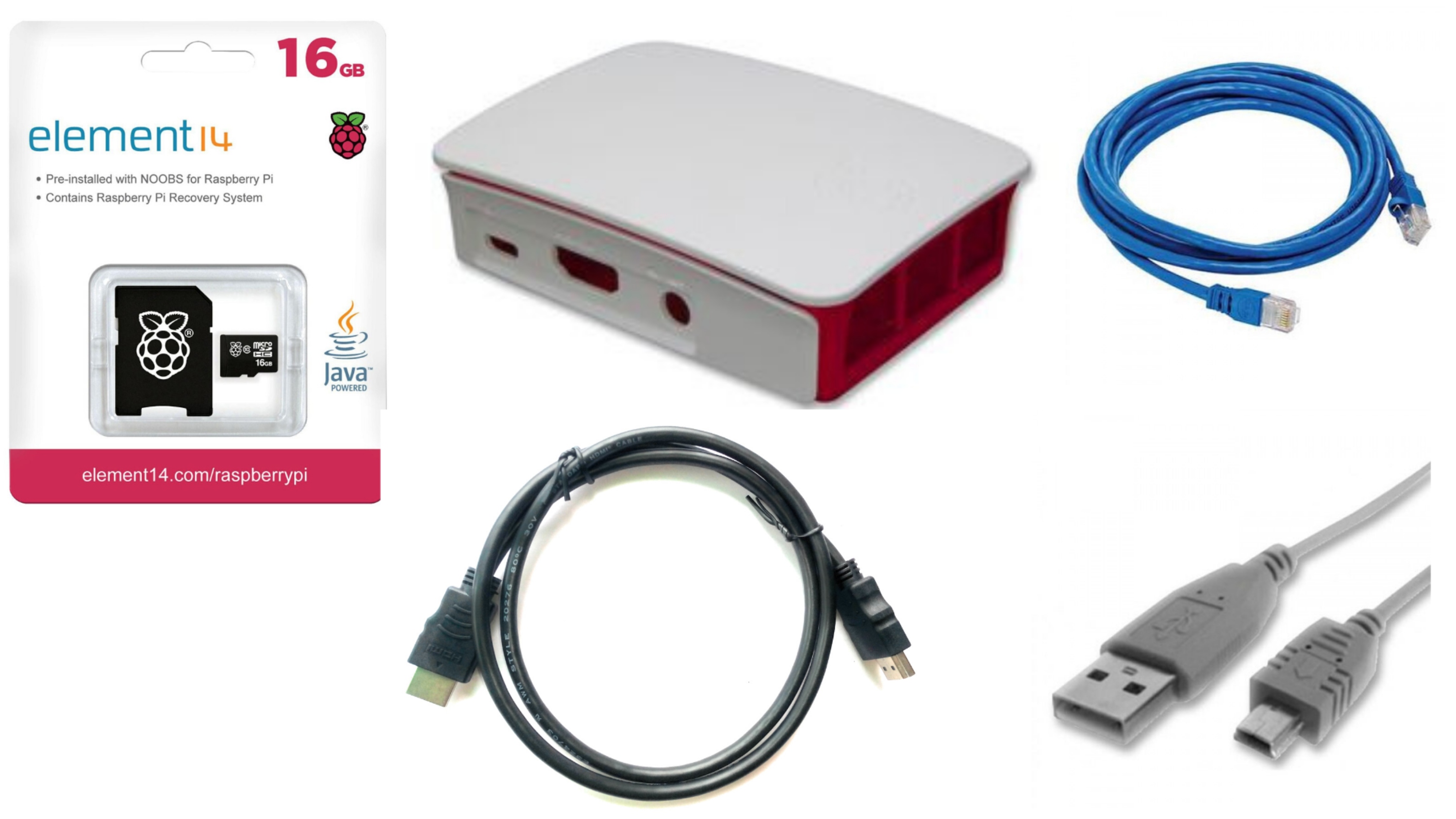Buy Raspberry Pi 3 MOD B Kit with FREE Micro USB Cable Online @ ₹3580 ...