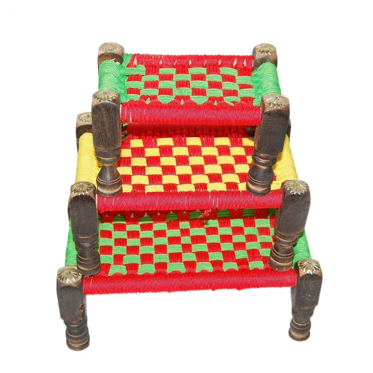 Buy CraftShoppee Wooden Charpai for Kids/Babies Home Decor (Standard ...
