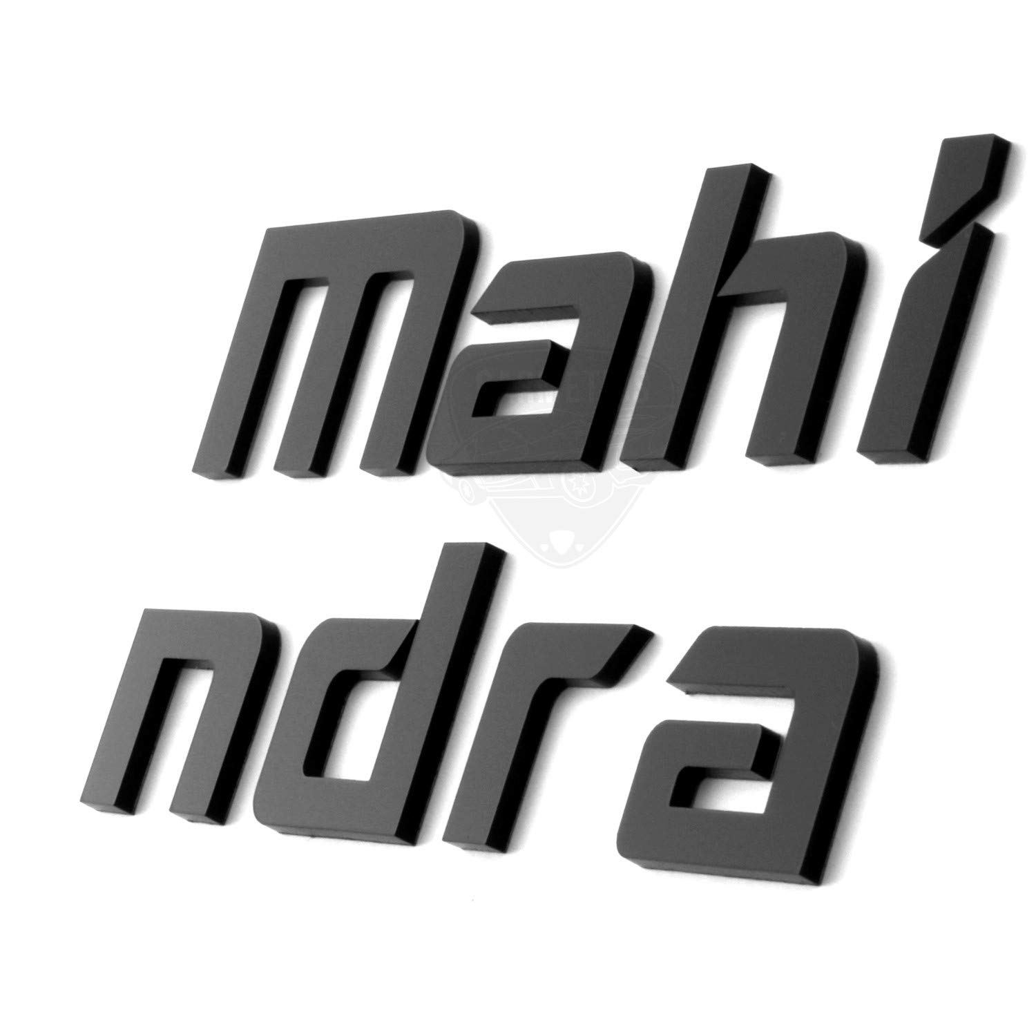 Buy Mahindra 3D Letters Stickers Logo Emblem for Mahindra Scorpio car ...