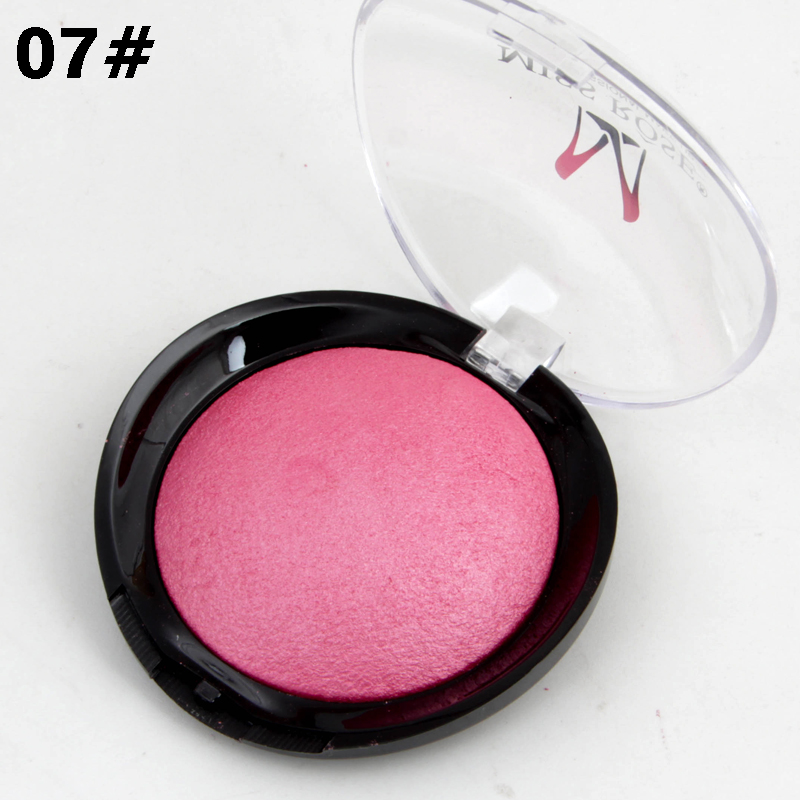 Buy MISS ROSE #7 Rose Pink Blush Natural Baked Blusher Powder Cheek ...