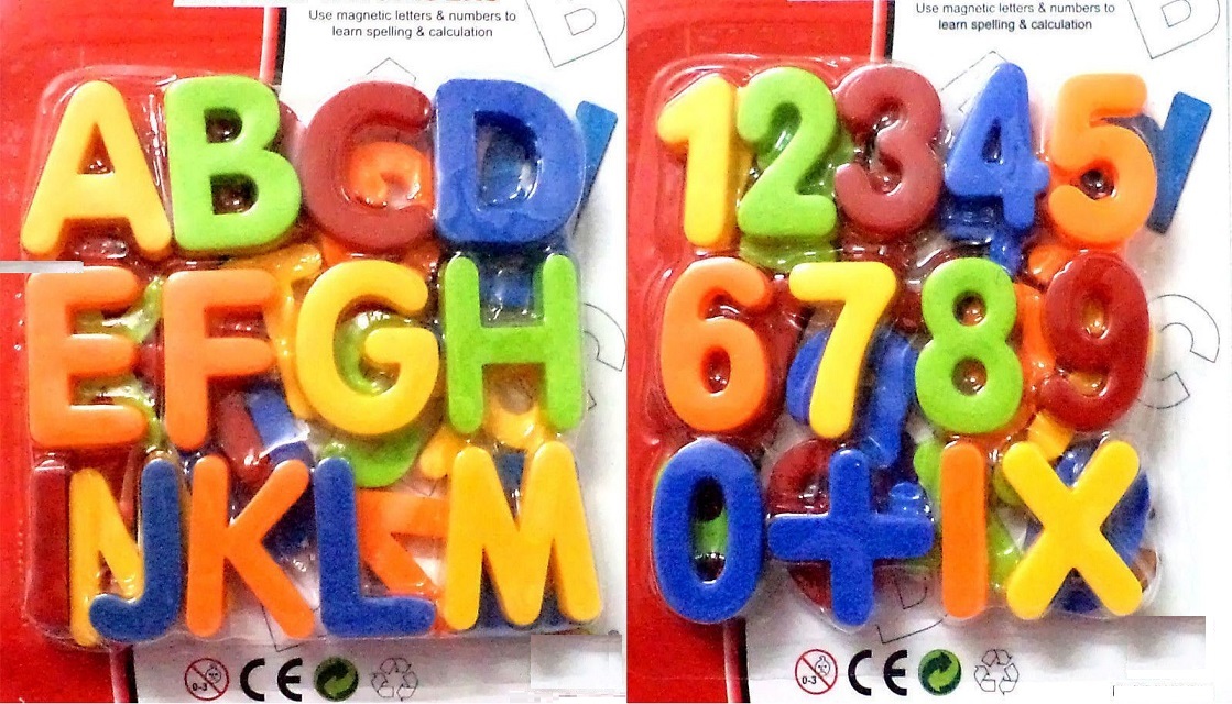 Buy Combo of Magnetic Learning Alphabets and Numbers small (ABC 123 ...