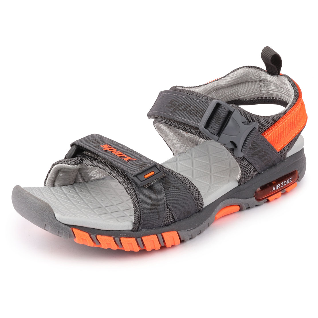 Buy Sparx Men's D.Grey N.Orange Floater Sandals Online @ ₹1566 from ...