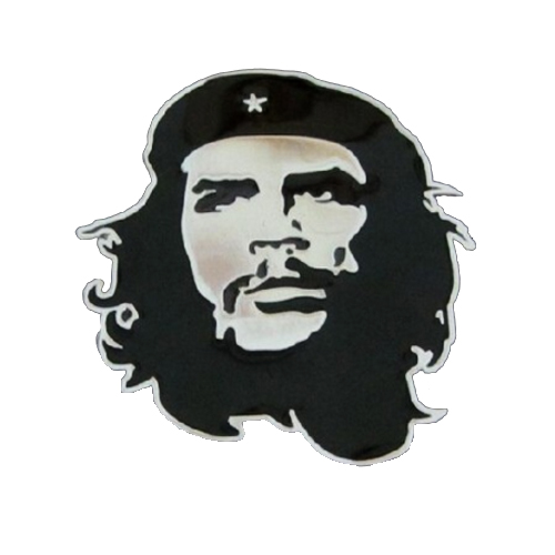 Buy 3D Metal Che Guevara Head Portrait Stickers Decals with Double Side ...