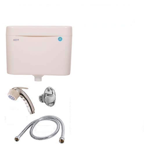 Buy PVC Slim Body Flushing Cistern Flush Tank Ivory 10.Ltr With ABS ...
