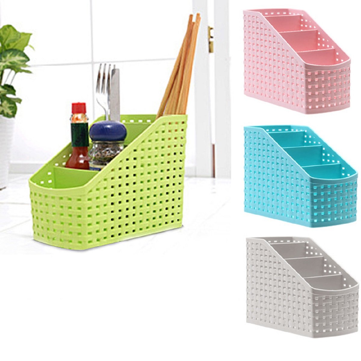 Buy Vessel Crew 4 Sections Plastic Multi-Function Storage Organizer ...