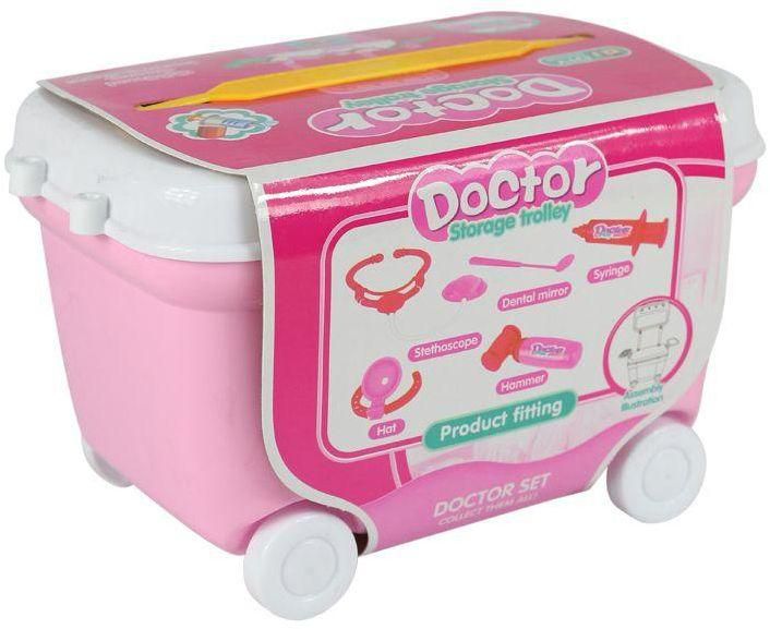 Buy Chocozone Unisex Small Doctor Play Cart Doctor Set Toy for 3 Years ...